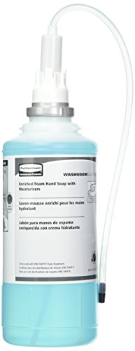 Rubbermaid Commercial Products OneShot Moisturizing Foam Hand Soap Refill, 800mL, Green Seal Certified, Compatible with RCP's Touchless OneShot Foam Dispensers, for Restrooms in Offices