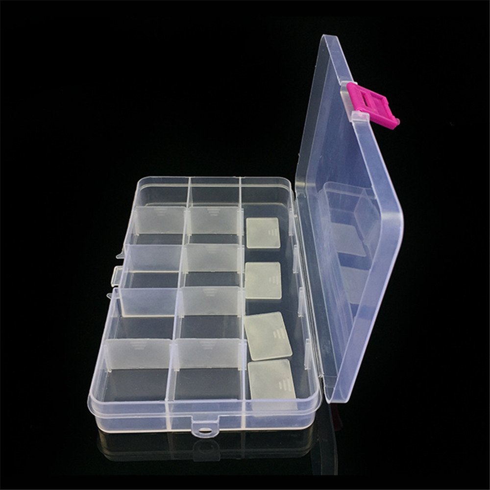 Case Box Storage Fishing Gear Organizer Bulk Tackle Fishing Accessories Gifts for Men (White, One Size)