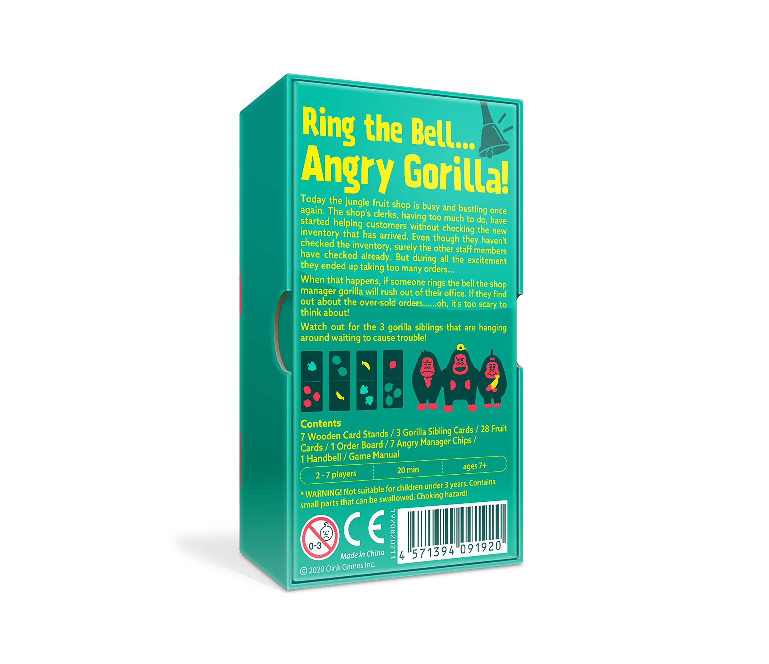 Oink Games Durian - Fast-Paced Japanese Deduction & Bluffing Game | Perfect Stocking Stuffer or White Elephant Gift | Ages 7+ | Jungle-Themed Fun for Family & Friends