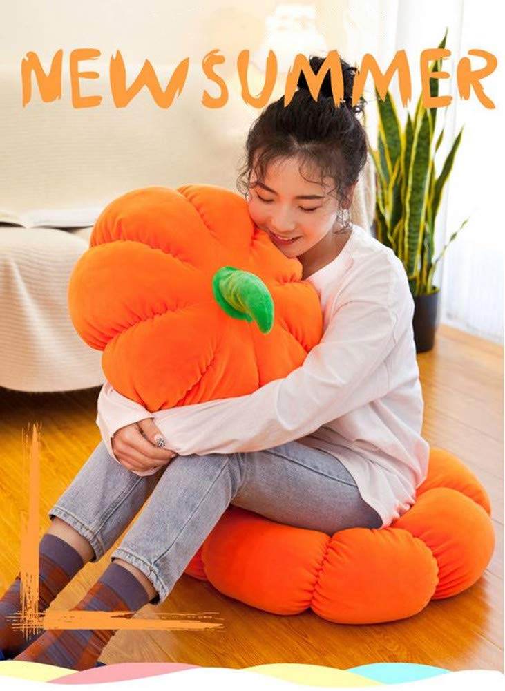 GracesDawn Plush Soft Pumpkin Plush Pillow Pumpkin Decoration Sofa Pillow Soft Pumpkin Gift. Plush Toy, Children’s Gift Orange (40cm[15.7] inch)