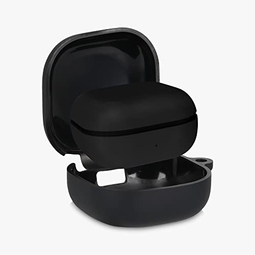 kwmobile Silicone Case Compatible with Samsung Galaxy Buds 2 Pro/Buds 2 / Buds Live - Case Soft Cover - Don't Touch My Headphones White/Black/Black