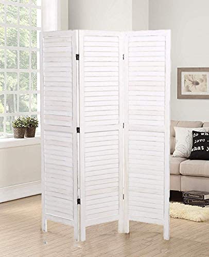 Big Deal - 6 Feet 3 Panel Folding Room Divider Screen, Wood Oriental Freestanding Partition Privacy Room Divider for Home, Office, Restaurant, Bedroom