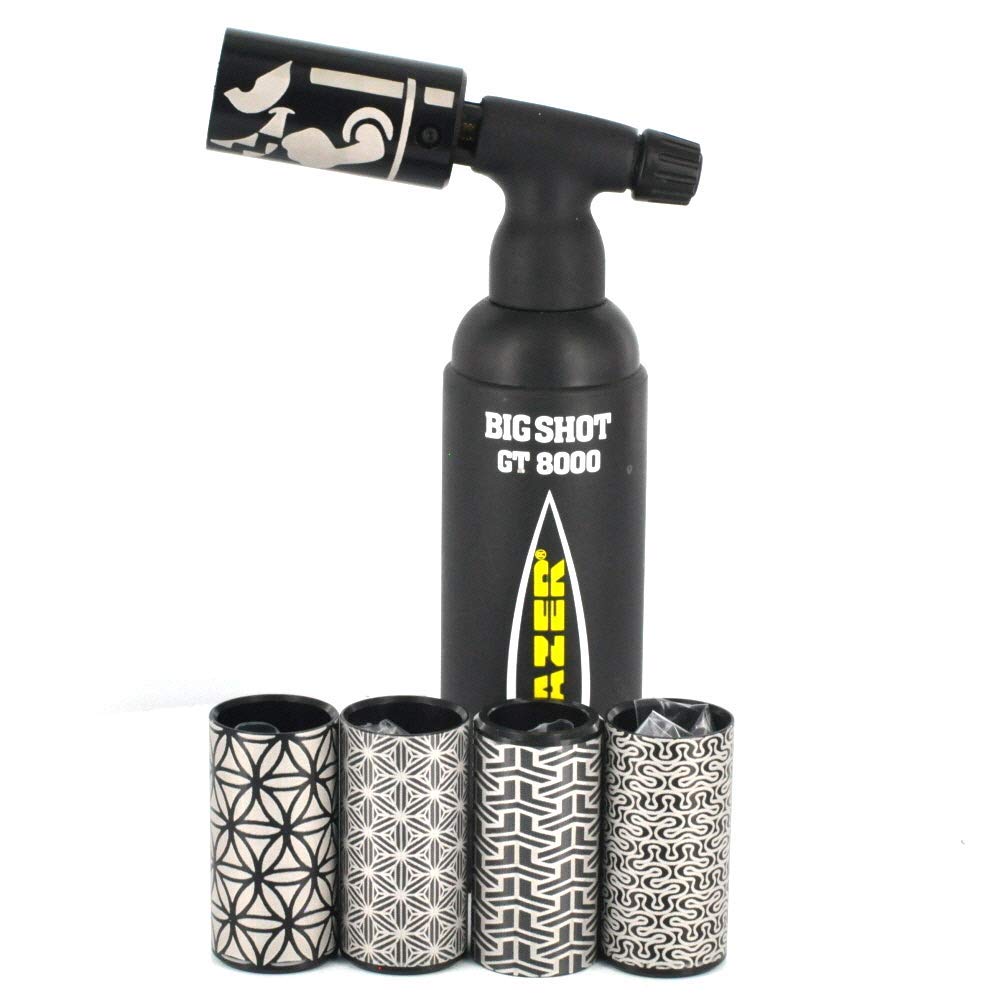 Custom Engraved Black Turbo Guard Cover for Big Shot and Big Buddy Blazer Torch