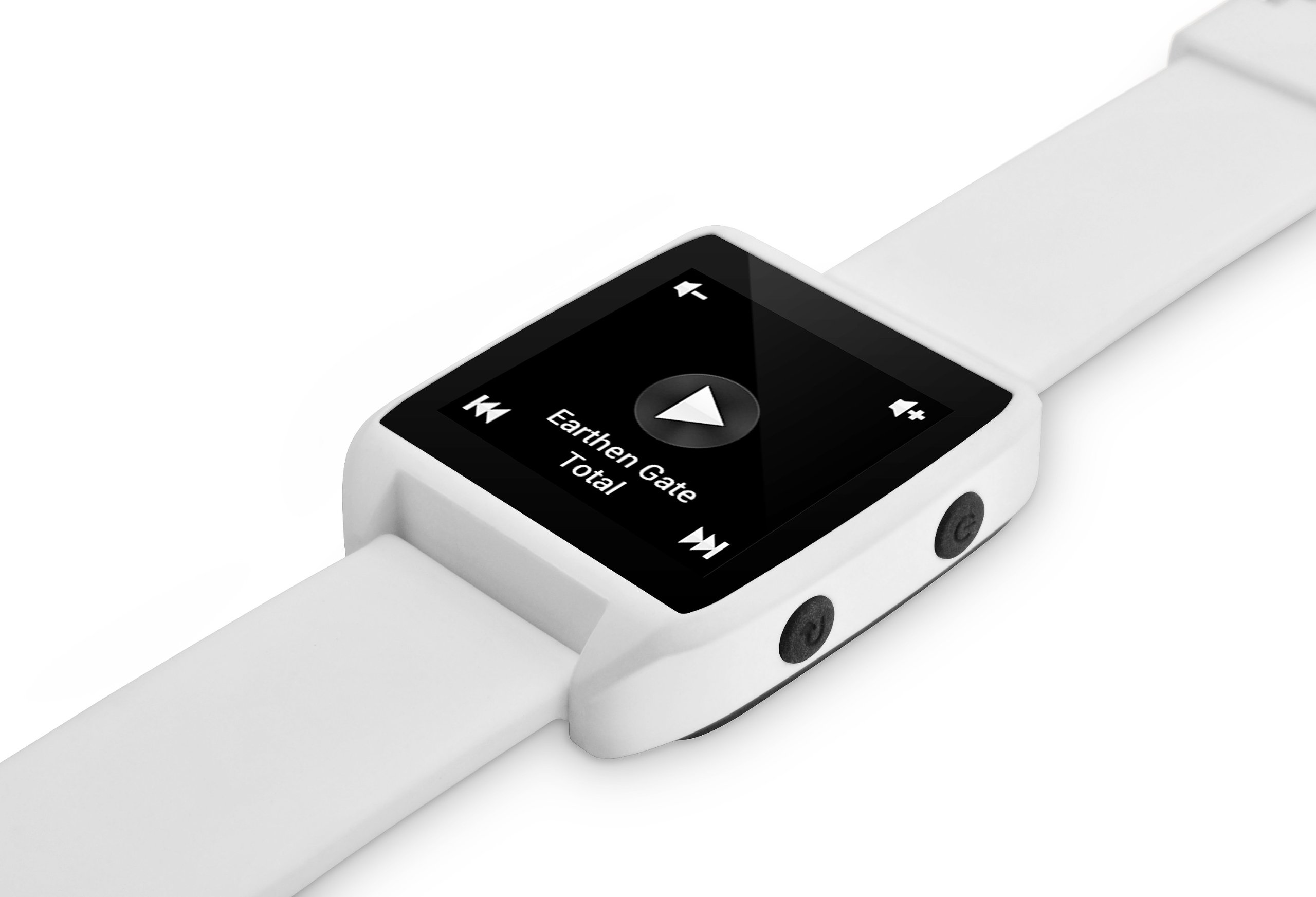 Smart Watch, Ematic All in One Easy to Wear [ Wearable ] White Smartwatch with Carrier Case [ ESW454W ]