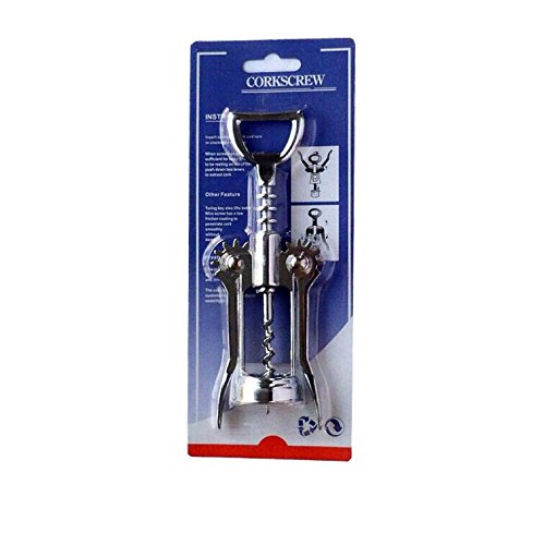 Wing Corkscrew Wine Opener by HQY - Premium All-in-one Wine Corkscrew and Bottle Opener - Risk Free Money-back!