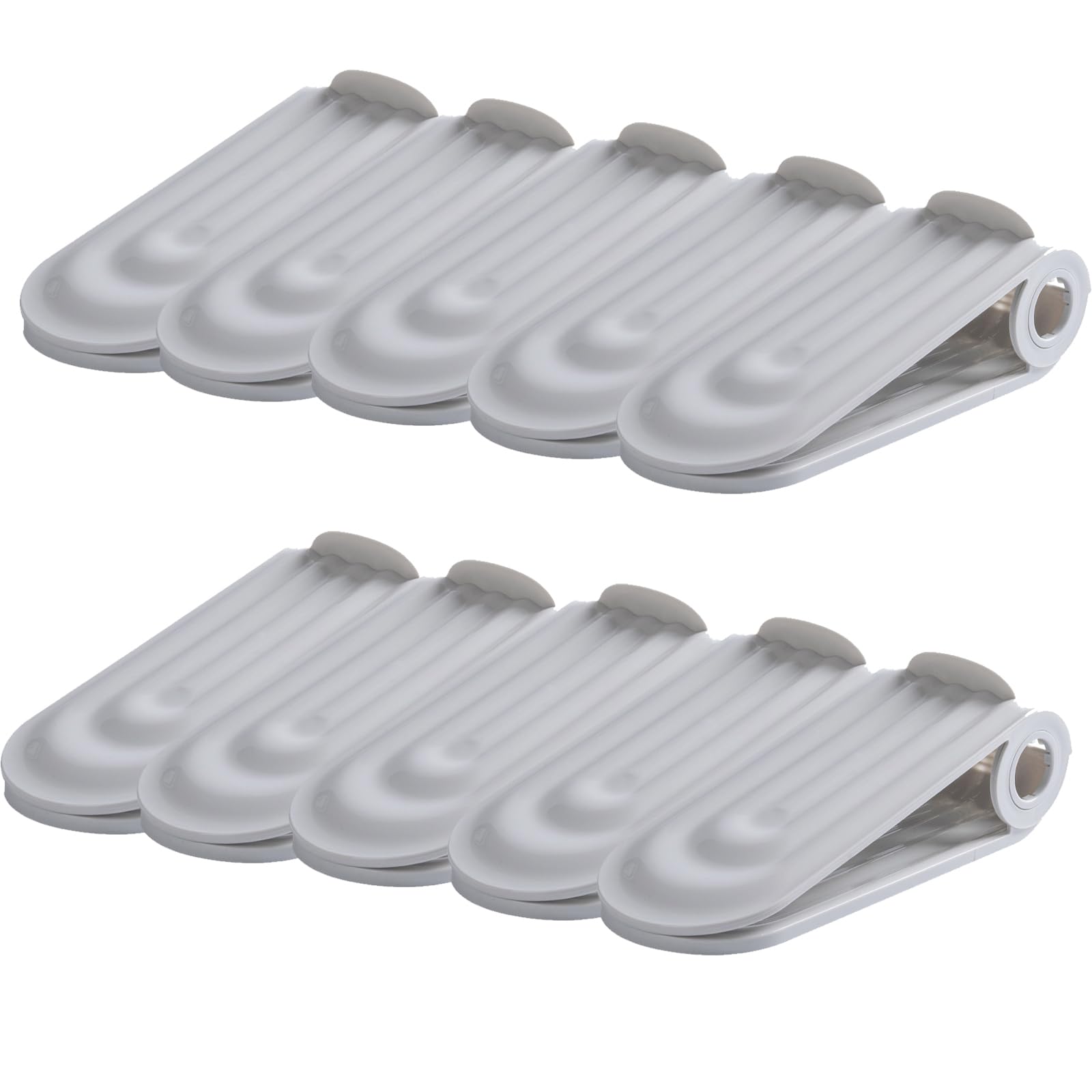 CLIBFENG Shoe Slot Storage Box Adjustable Shoe Rack Save Space Suitable for High Low Heels, Sneakers and Sandals (10 packs)