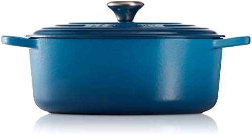 Le Creuset Enameled Dutch Oven Cast Iron Signature Oval Casserole, 31cm, 6.75 Qt, Marseille