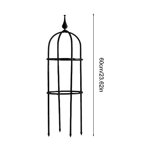Durable Home Climbing Plant Support Black 20 X 60cm White Natural U-Hoops Durble External Rose Trellis Plants Stand