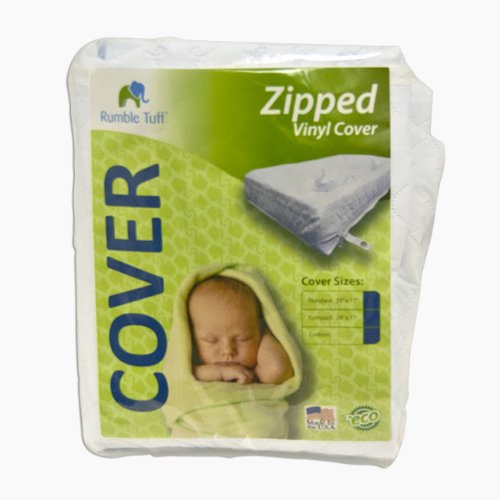 Rumble Tuff Home Travel Newborn Nursery Baby Infant Replacement Vinyl Cover For Zipped Changing Pad Standard White