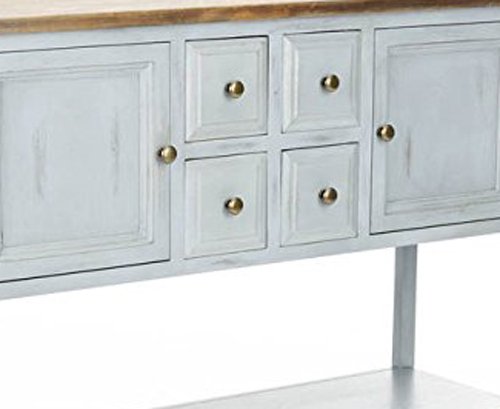 Safavieh American Homes Collection Charlotte Distressed Light Blue Sideboard