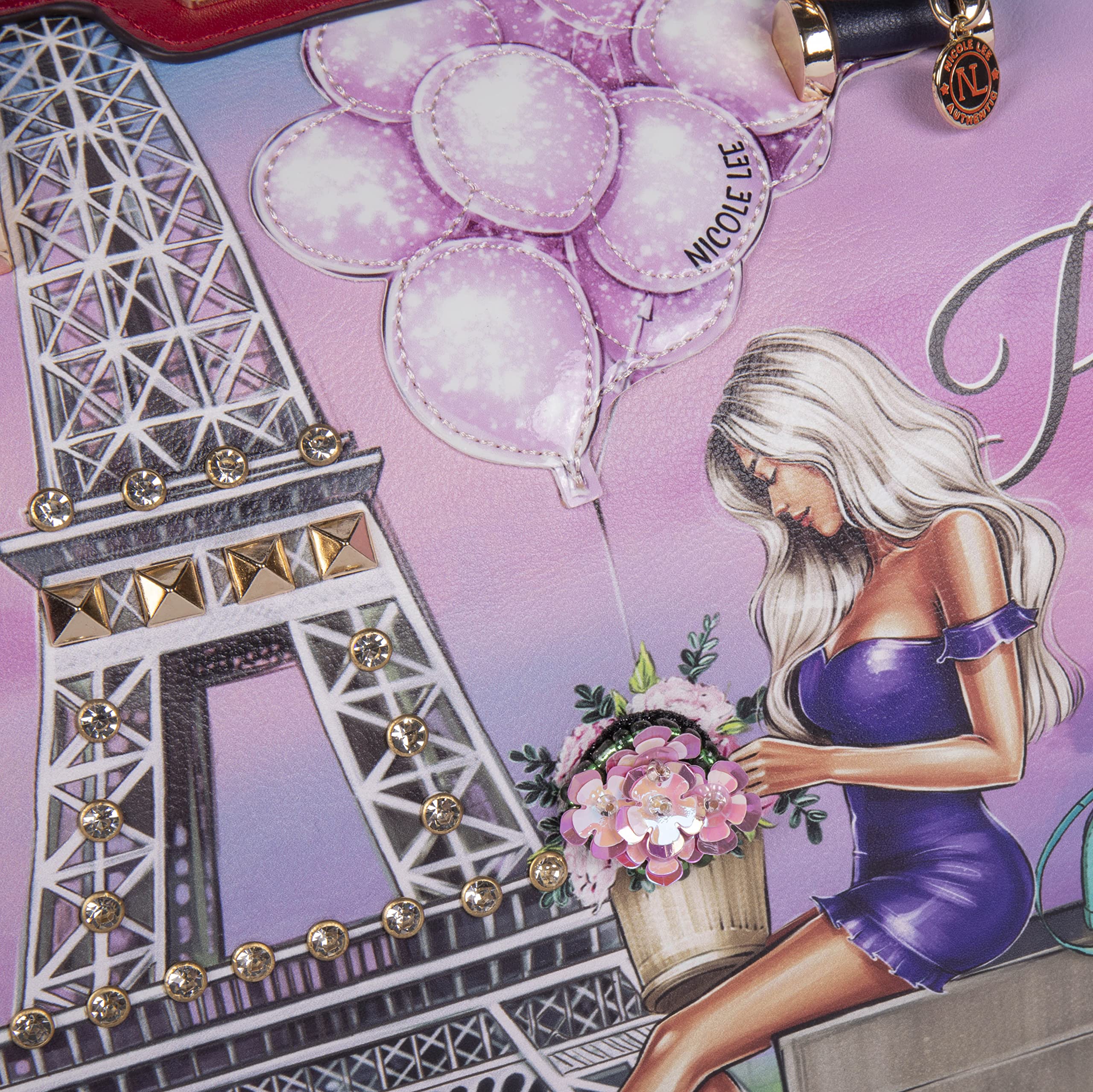 Nicole Lee ROMANCE IN PARIS BOSTON BAG - RIP16478