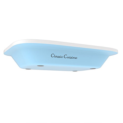 Ice Cream Roller Plate-Anti-Griddle Pan with 2 Spatulas for Easy Homemade Rolled Ice Cream, Gelato, Sorbet-Frozen Treat Maker by Classic Cuisine