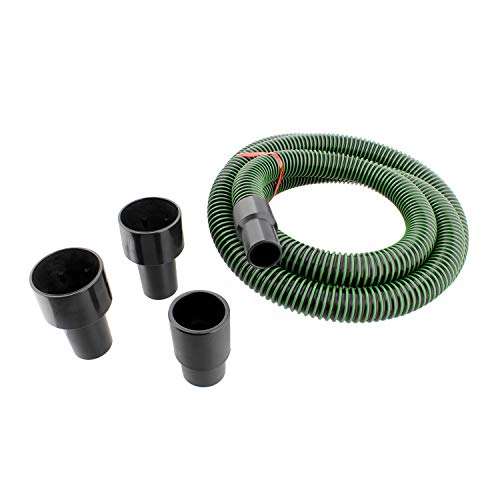 DCT Dust Collector Accessories Kit β 1.25in x 10ft Vacuum Hose, Dust Collection Fittings, and Vacuum Reducer