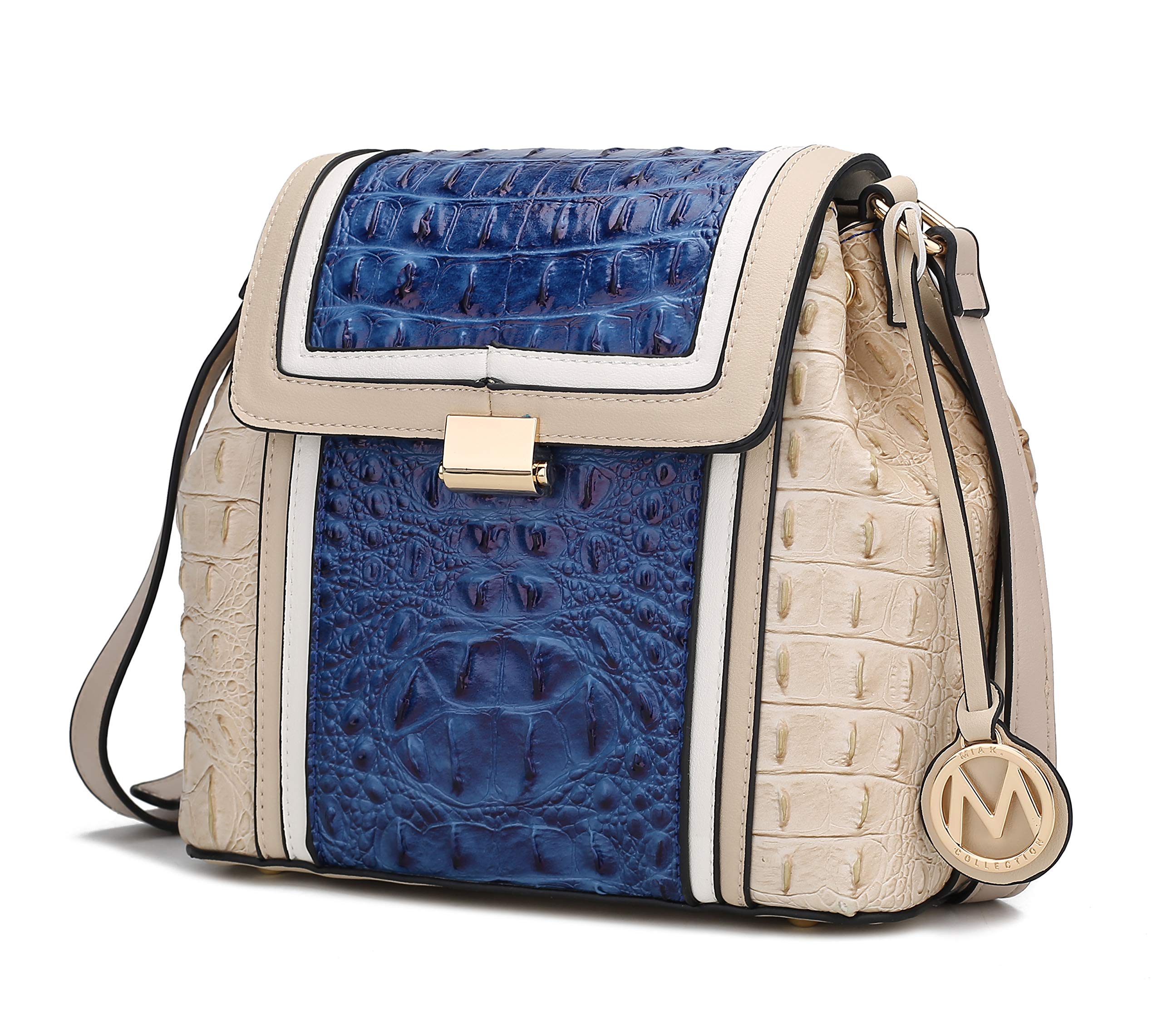 MKF Collection Crossbody Bag for Women, Vegan Leather shoulder Bag Handbag Purse By Mia K