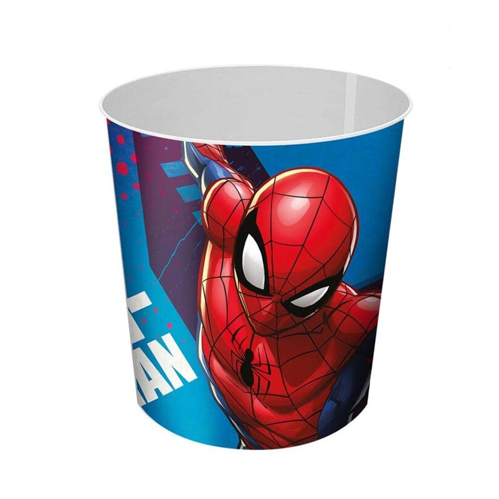 SPIDER-MAN 5 Litre Plastic Waste Paper Bin - Multi-Colour