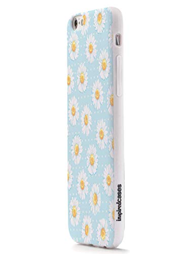 Inspired Cases - 3D Textured Galaxy Note 10 Plus Case - Rubber Bumper Cover - Protective Phone Case for Samsung Galaxy Note 10 Plus - Watercolor Daisy Pattern - White