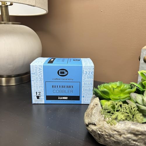 Blueberry Cobbler Coffee Pods by Coffee Beanery | 12ct Flavored Coffee Pods Medium Roast Coffee Pods| 100% Specialty Arabica Coffee| Gourmet Coffee Pods