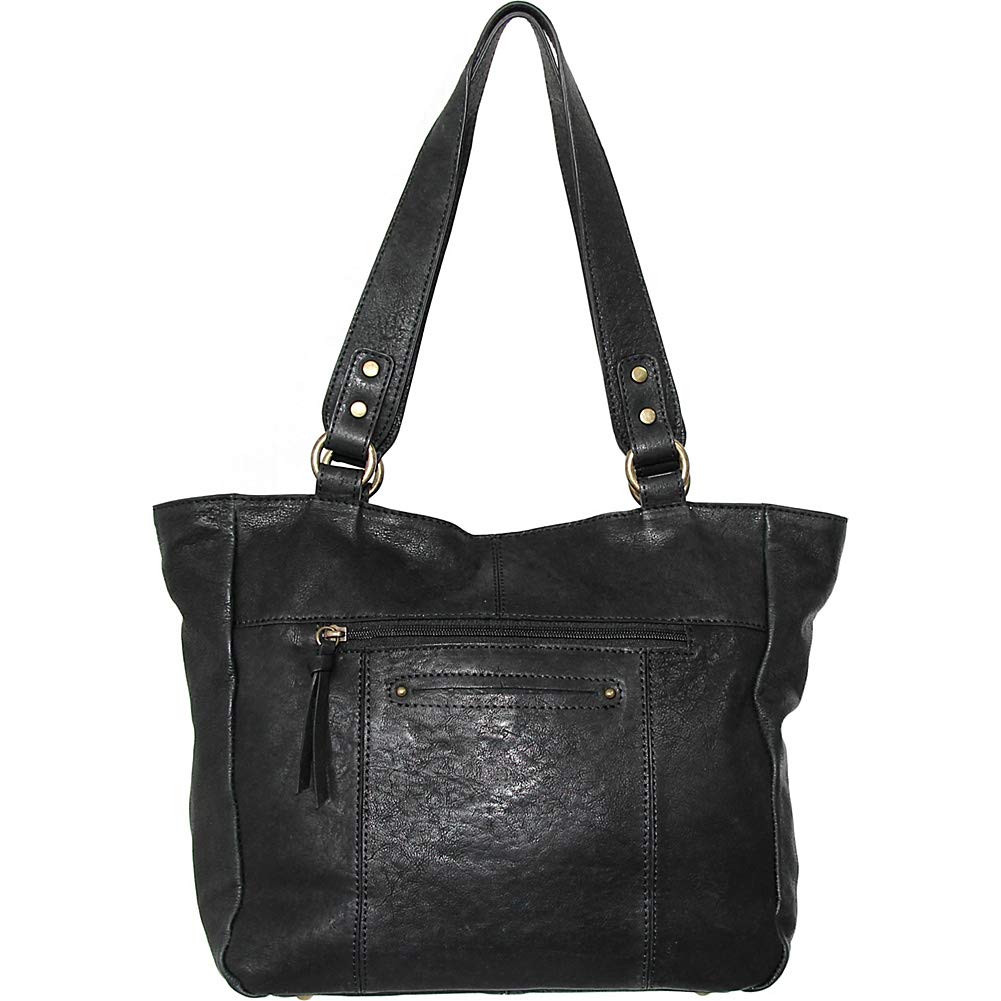 Nino Bossi Handbags Trina Leather Tote (Denim)
