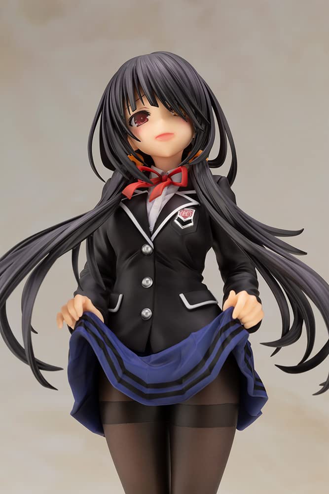 Kotobukiya Date A Live IV: Kurumi Tokisaki (School Uniform Version) PVC Statue, Multicolor