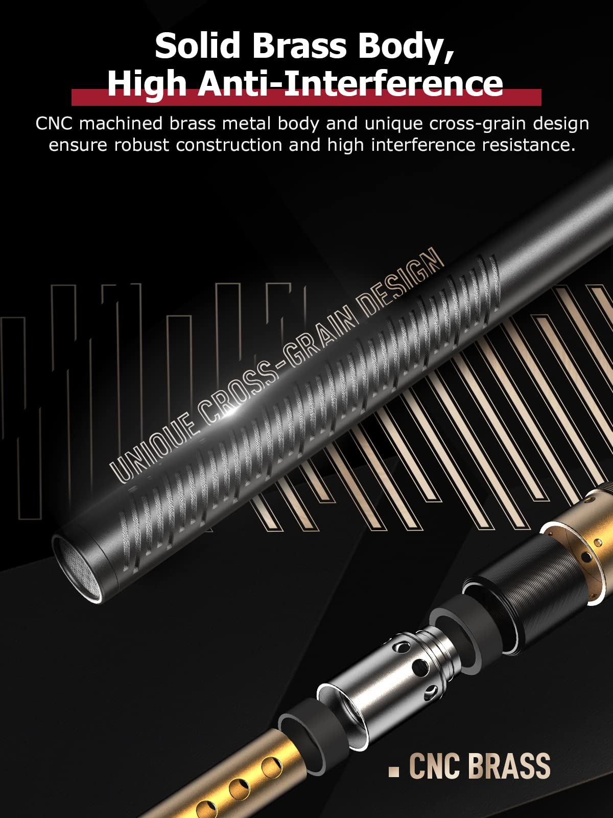 SYNCO Condenser Shotgun Microphone, Mic D1 Video Camera XLR Shotgun Microphone for DSLR Camera Camcorder, Super Cardioid Directional Mic