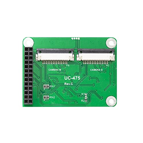 CBHIOARPD Arducam Multi Camera Adapter Module V2.2 for Raspberry Pi 4 B, 3B+, Pi 3, Pi 2, Model A/B/B+, Work with 5MP OV5647 / 8MP IMX219