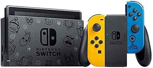 Nintendo Switch Bundle with Carrying Case & SD Card: Nintendo Switch 32GB Console with Neon Red and Blue Joy-Con, 12-Month Individual Membership Online, TWE 128GB Micro SD Card (Renewed)