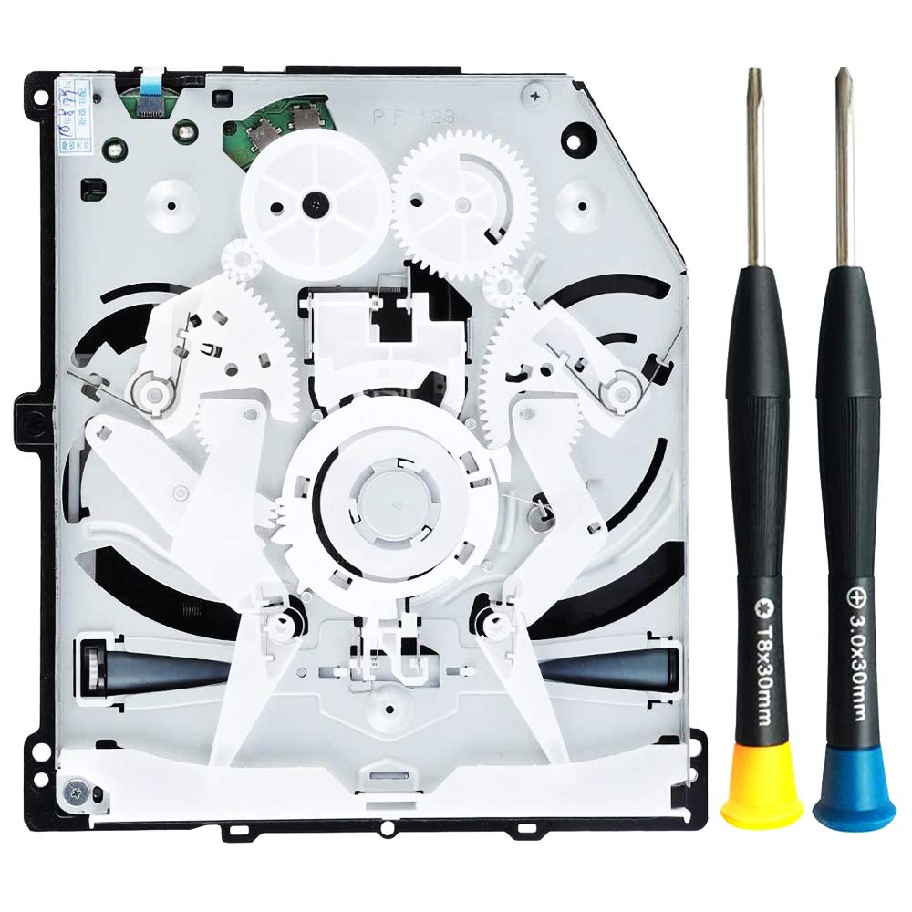 MMOBIEL Blu-Ray Laser Lens DVD Drive KEM-860PAA Motor Unit Replacement for PlayStation PS4 10xx / 11xx Incl TR8 and (+) Screwdrivers