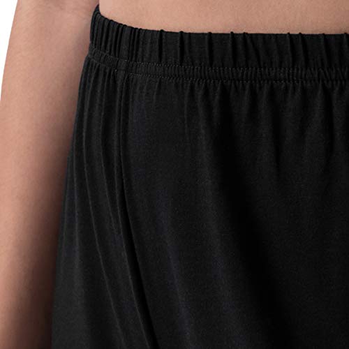 Fruit of the Loom Women's Plus Size Sleeve Tee and Short 2 Piece Sleep Set, Black, 2X