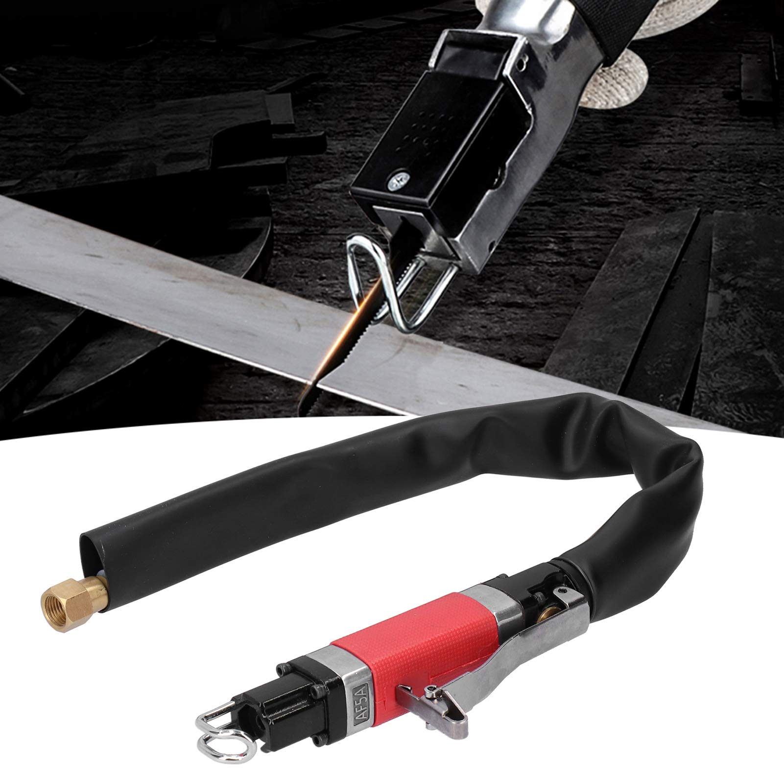 Pneumatic File, Air Reciprocating File Body Saw with Snap Button Switch Pneumatic File Grinding Machine Hardware Tools 6.2bar 90psi for Home
