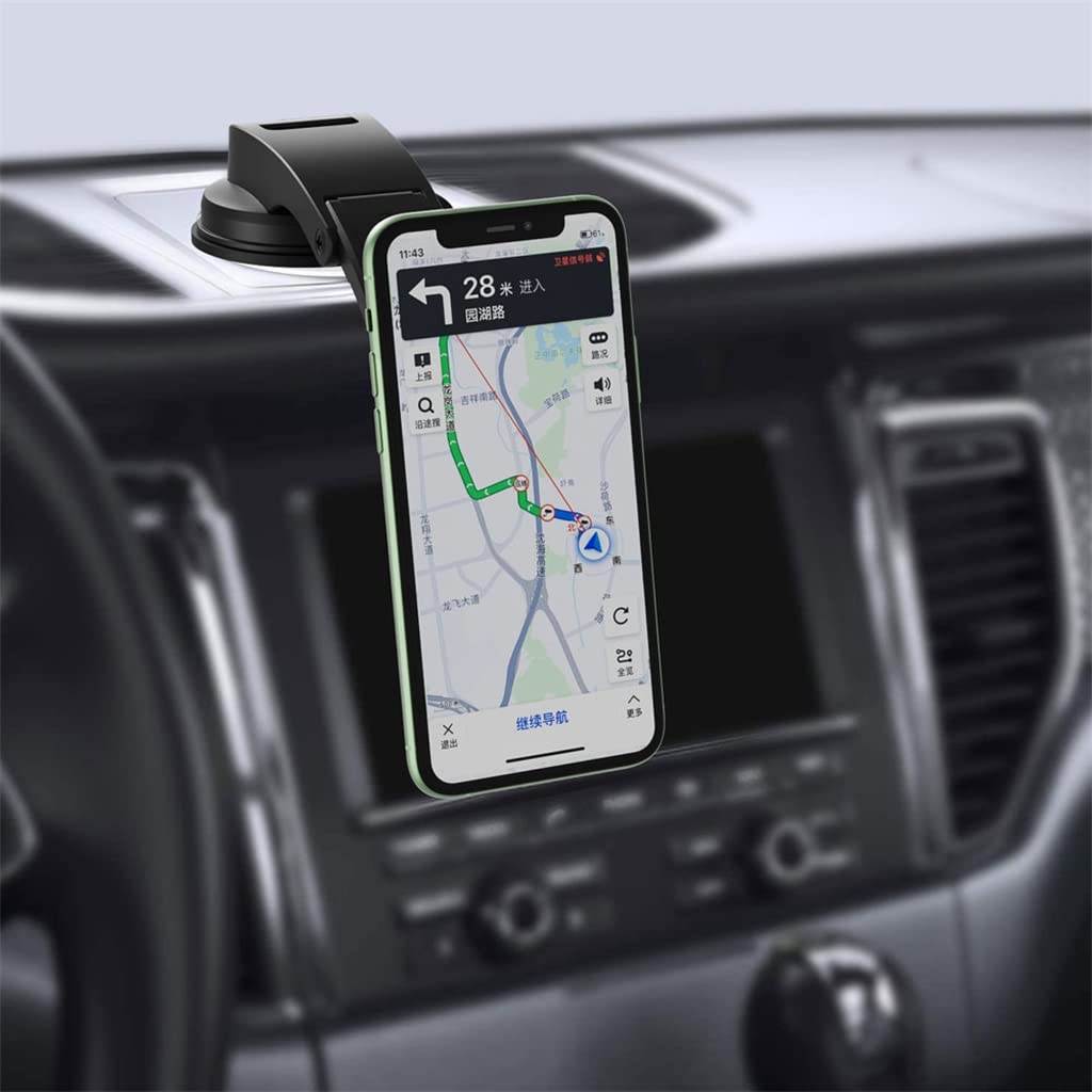 CCBUY Magnetic Car Phone Mount for Vehicle Dashboard 360 Adjustable StandCell Phone Automobile Cradles with Strong Magnets (Color : Black, Size : Universal)