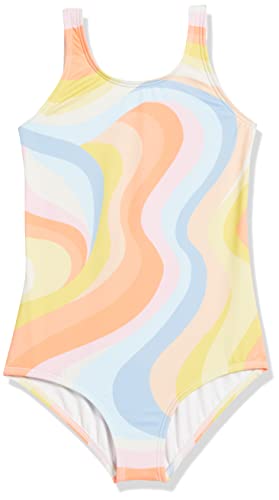 Billabong Girls' Groovy Road One-Piece Swim (Little Big Kids), Multi, 10