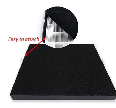 Nispira FLT5900 Filter J True HEPA + Carbon Filter Set Replacement Compatible with GermGuardian FLT5900 Filter J Air Purifier AC5900WCA and AC5900WDLX 2 Packs
