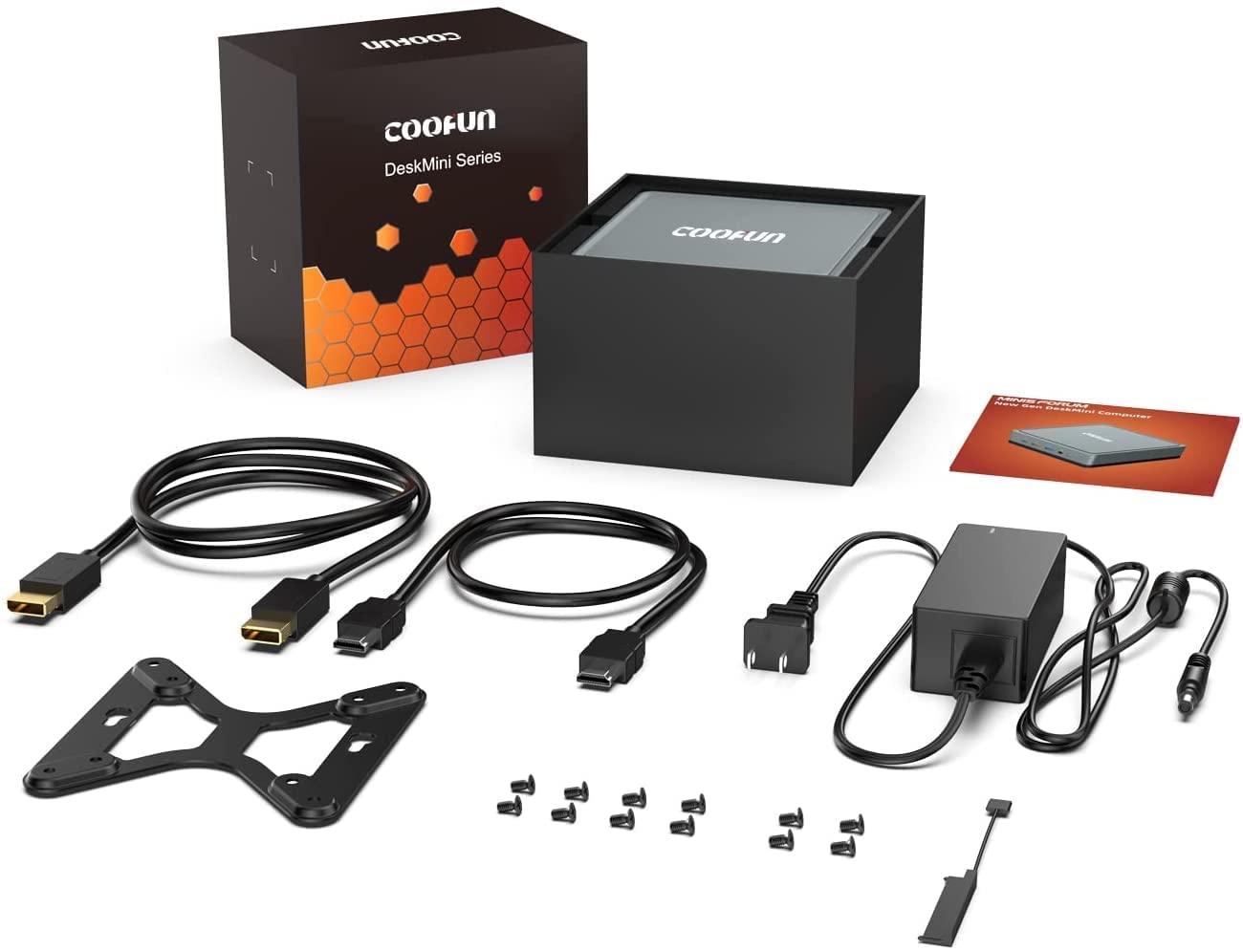 COOFUN UM350 Mini PC AMD Ryzen 5 3550H 4 Cores/8 Threads | 16 GB RAM 512 GB PCIe SSD Mini Computer | Radeon Vega 8 Graphics | Dual-Band Wi-Fi Bluetooth | 4K HDMI/DP/USB-C| 4X USB Port