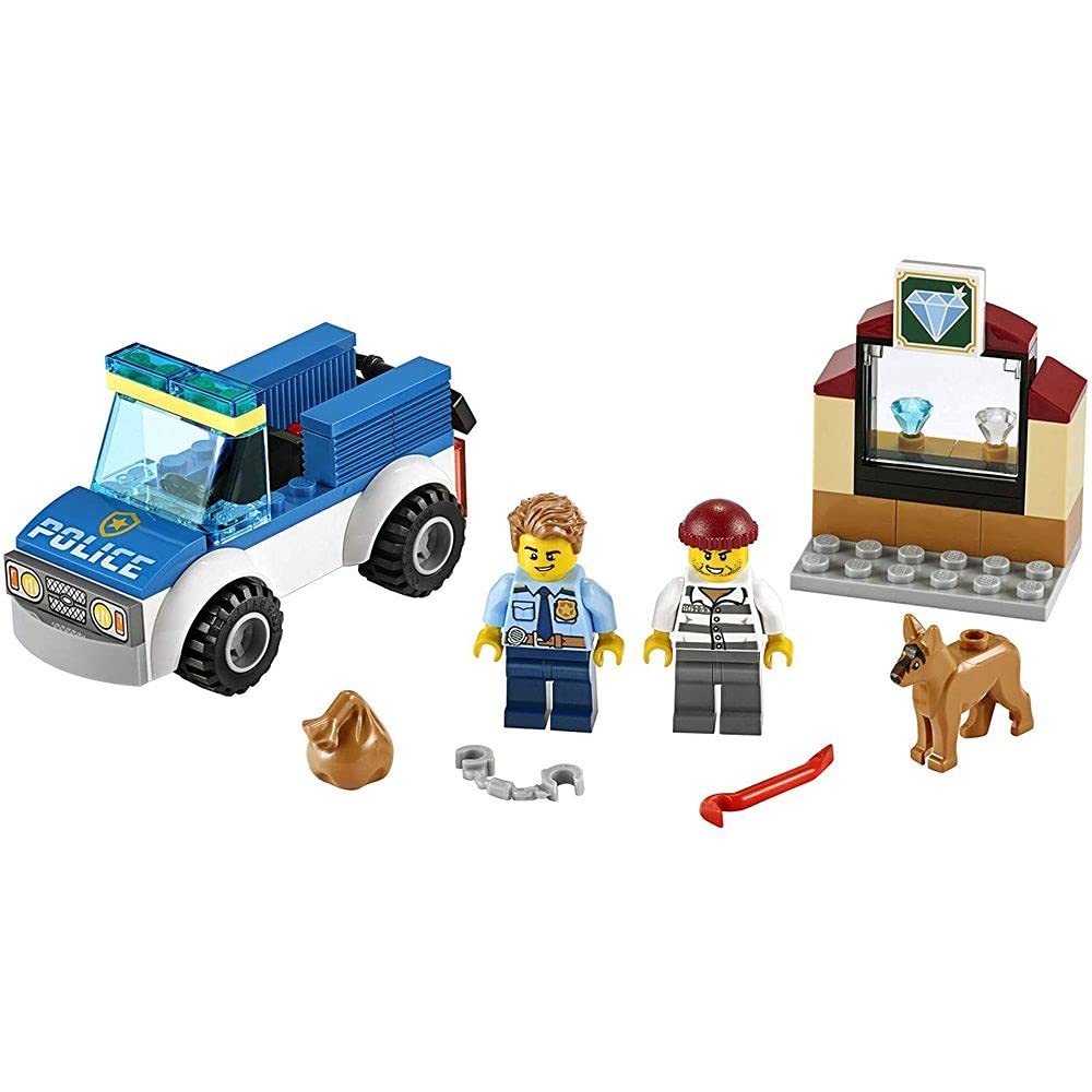 LEGO City Police Dog Unit 60241 Police Toy, Cool Building Set for Kids (67 Pieces)