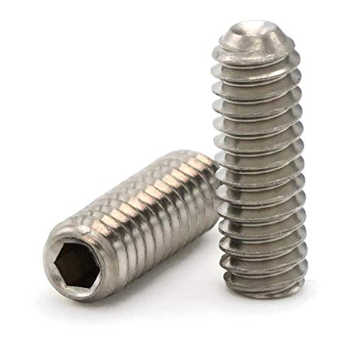 Socket Set Screw Cup Point 18-8 Stainless Steel - #3-48 x 1/4" Qty-100
