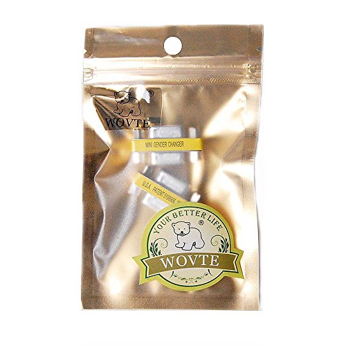 WOVTE DB9 Female to Female Mini Gender Changer Coupler Adapter Connector Pack of 2