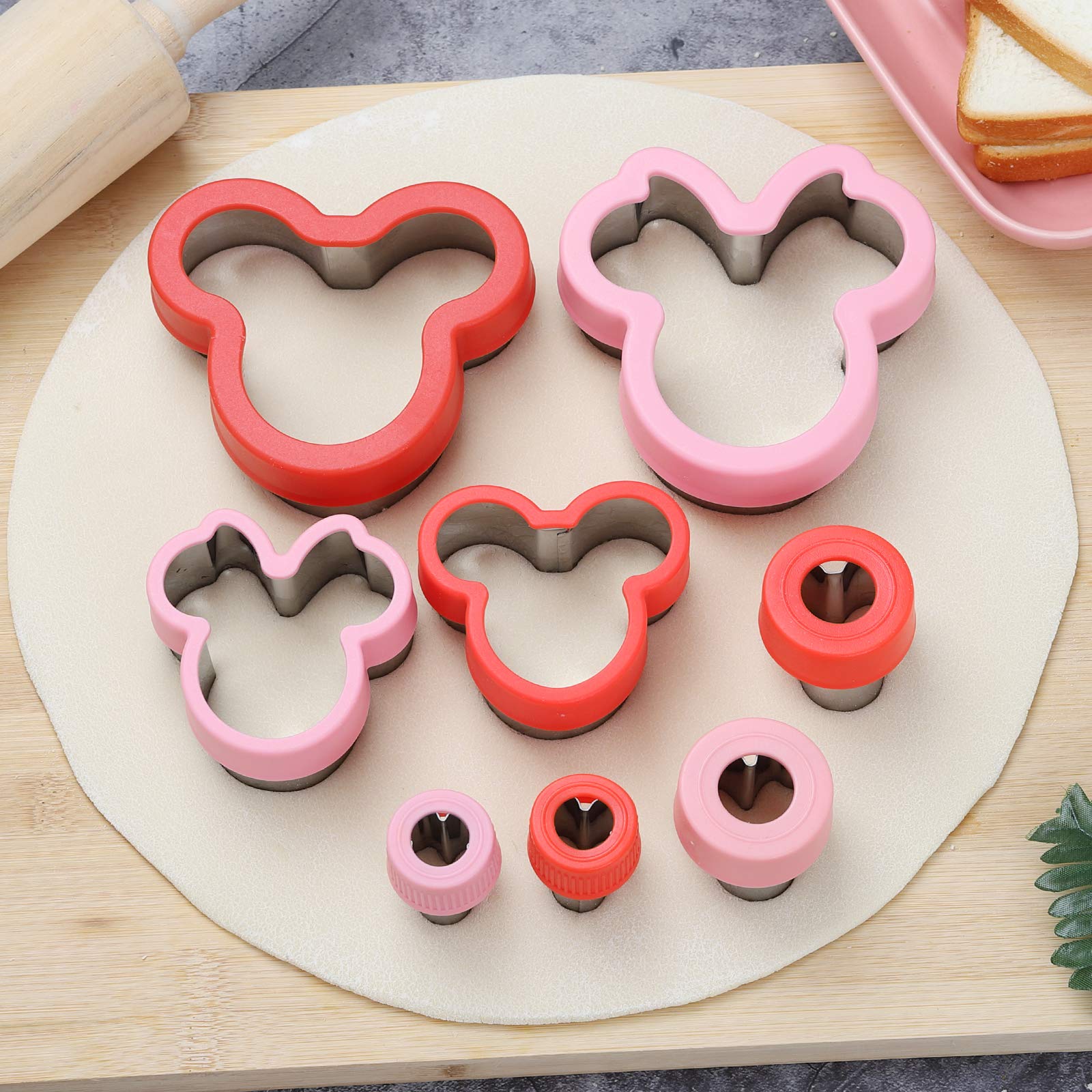 Cookie Mold for Homemade Treats - Stainless Steel Cookie Cutter molds for Kids Suitable for Cakes Sandwiches Vegetables Fruits and Cookies (Assorted Sizes)