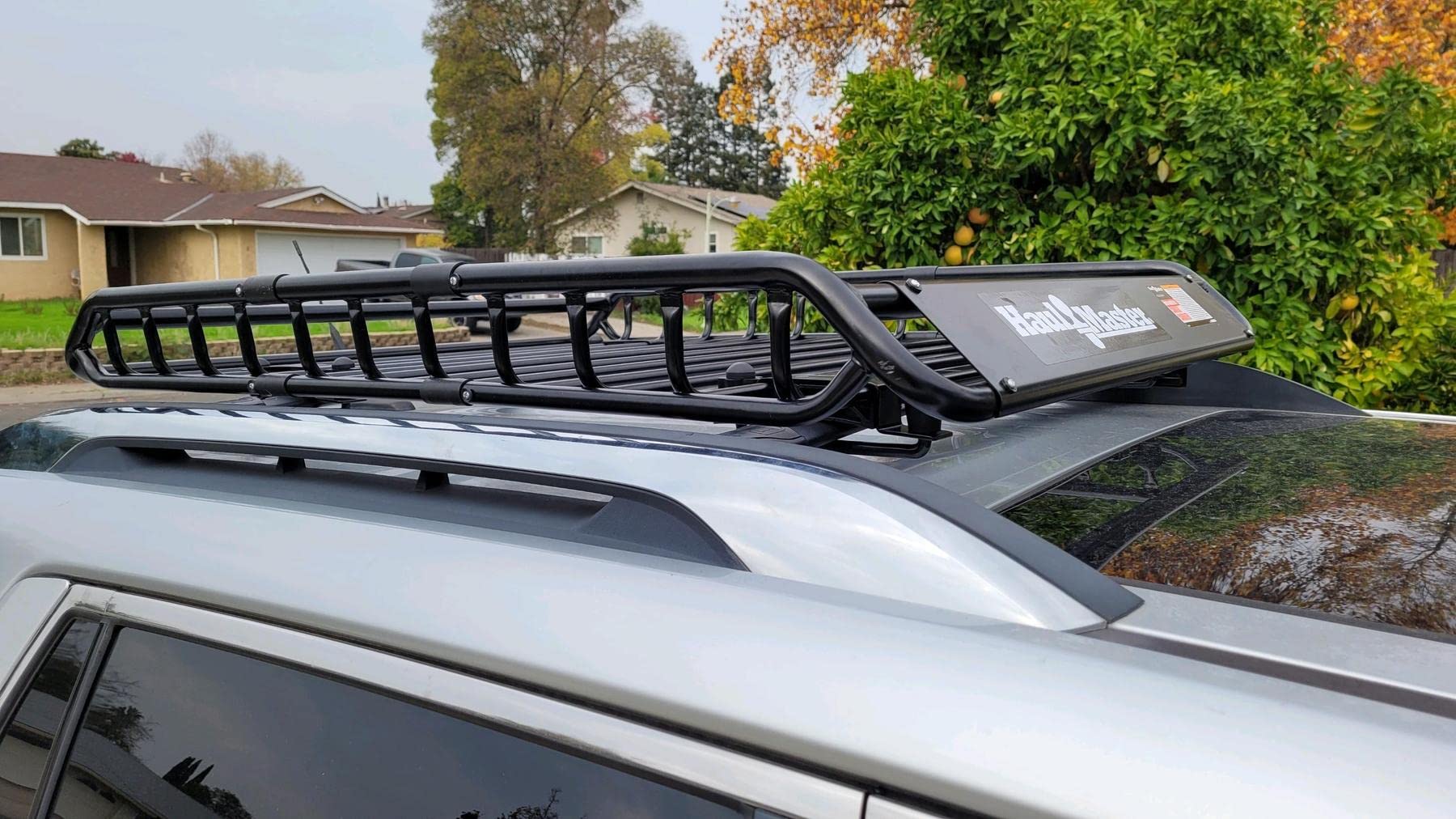 Roof Mounted Steel Cargo Storage Carrier 150 Lb. Capacity Adds 10 Square Feet of Storage