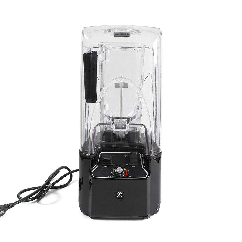 CNCEST Commercial Blender Juicer Mixer Smooth Ice Cream Maker Mixer Soy Milk Maker Mixer 2.2L 2200W Soundproof Blender Food Processor