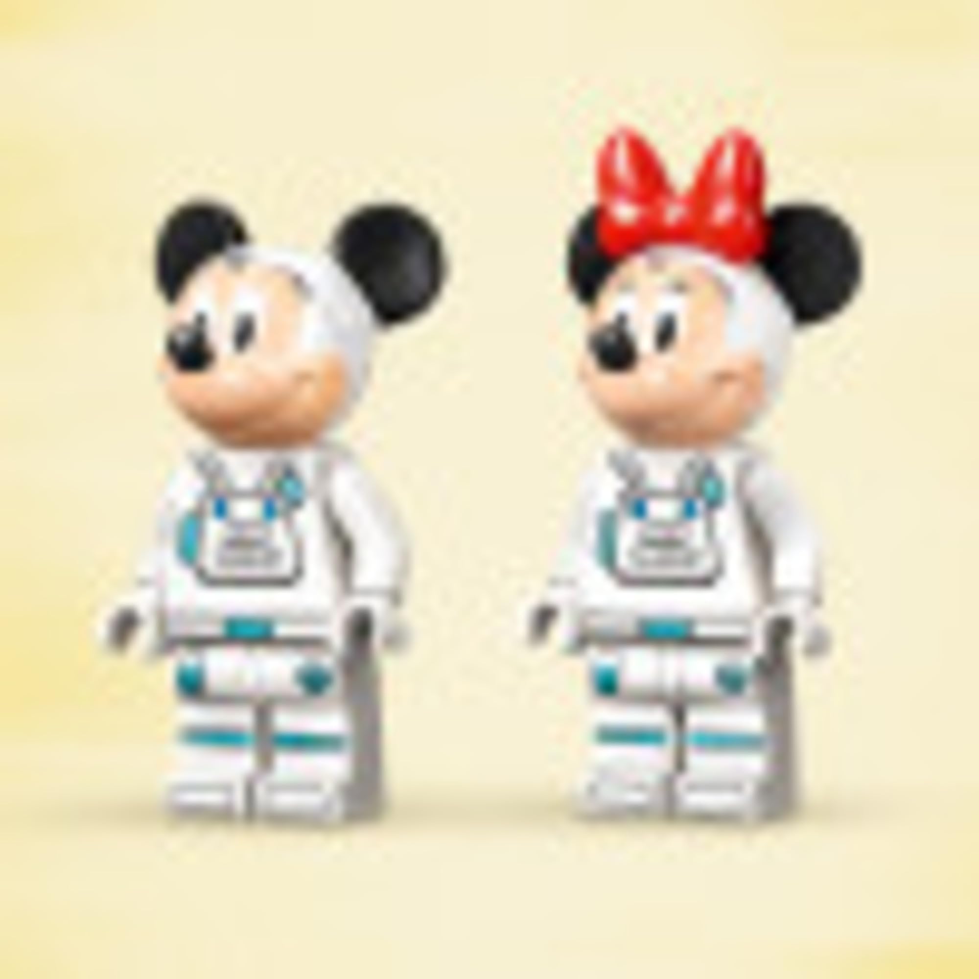 LEGO Disney Mickey and Friends Mickey Mouse & Minnie Mouse’s Space Rocket 10774 Building Kit; A Cool Set for Kids; New 2021 (88 Pieces)
