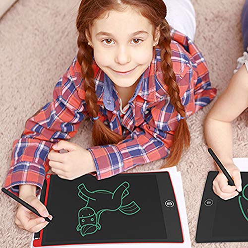 ISTOURI 8.5"LCD Writing Tablet with Stylus, Digital eWriter for Learning Drawing and Note Taking Blue