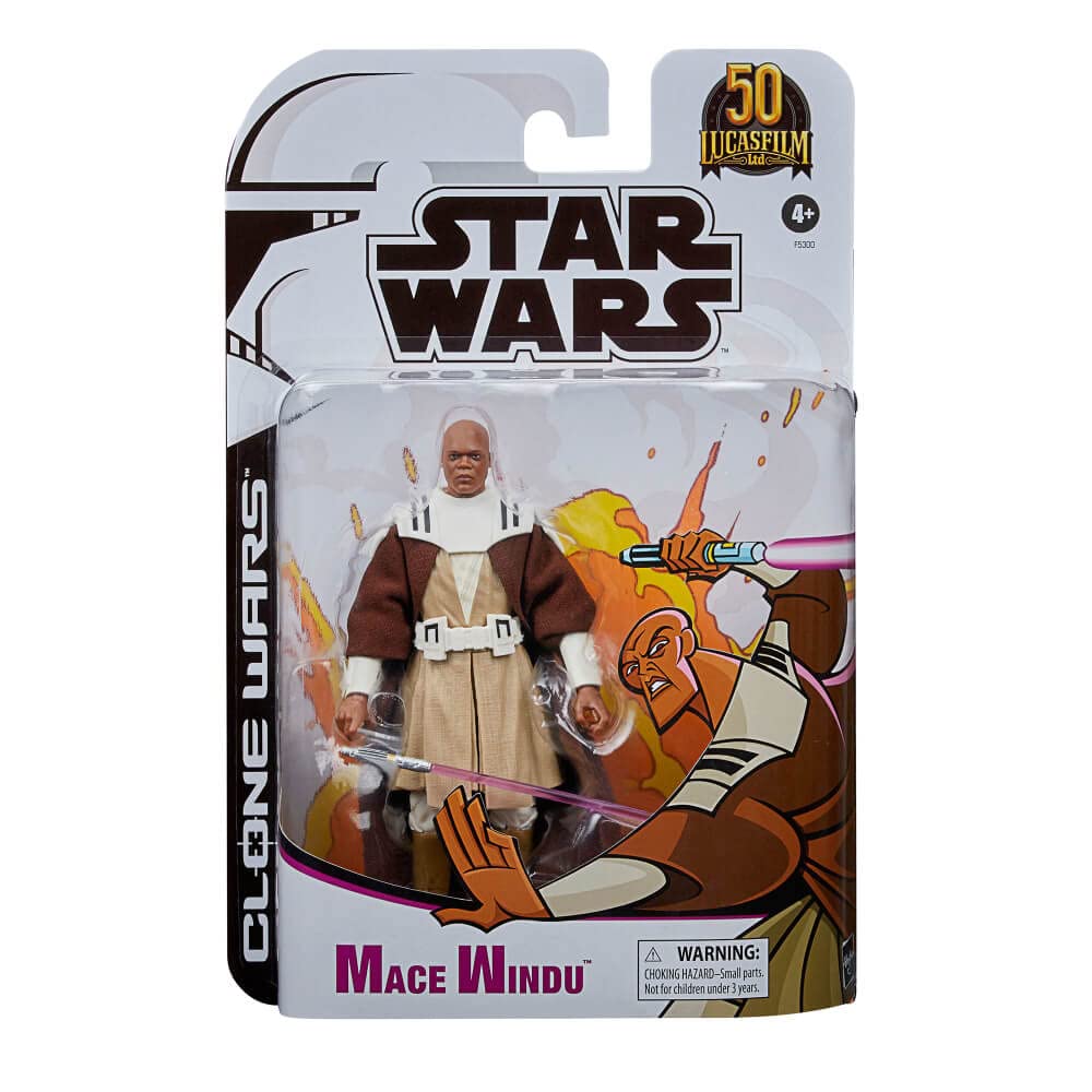 STAR WARS The Clone Wars 6-Inch Action Figure Exclusive-Mace Windu