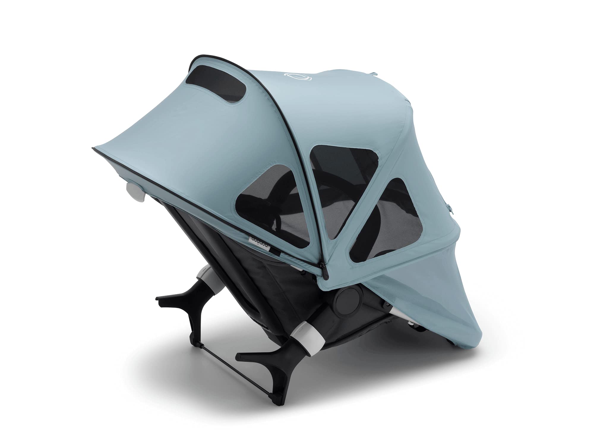 Bugaboo Fox 2 / Lynx Breezy Sun Canopy - Extendable Sun Canopy with UPF Sun Protection and Mesh Ventilation Panels, Also Compatible with Fox and Cameleon3 - Vapor Blue