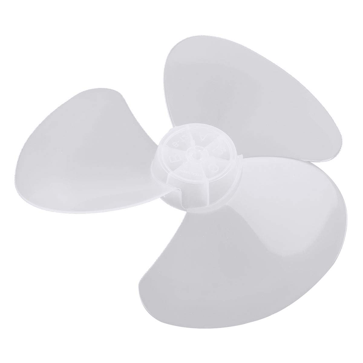CHICTRY 12 Inch Fan Blade 3 Leaves Plastic Fan Blade Replacement for Household Standing Pedestal Fan Table Fanner General Accessories White One Size