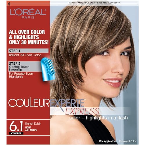 L'Oreal Paris Couleur Experte 2-Step Home Hair Color and Highlights Kit, French Ăclair