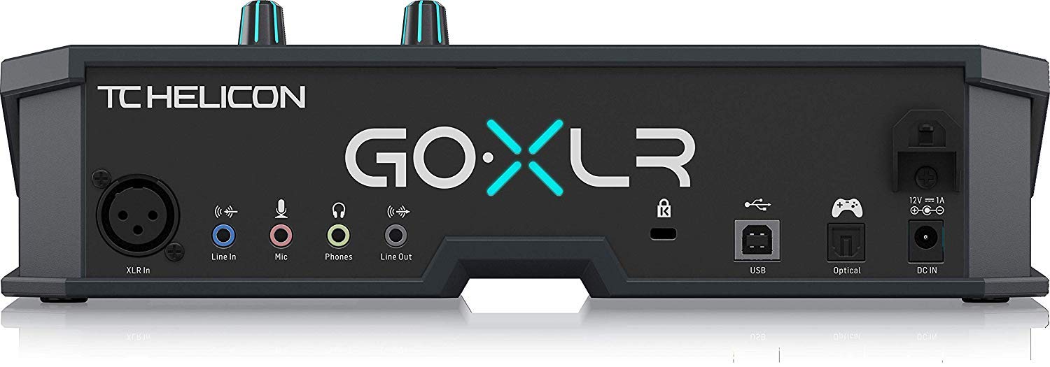 TC-Helicon GoXLR Revolutionary Online Broadcaster Platform with 4-Channel Mixer, Motorized Faders, Sound Board and Vocal Effects, Officially Supported on Windows