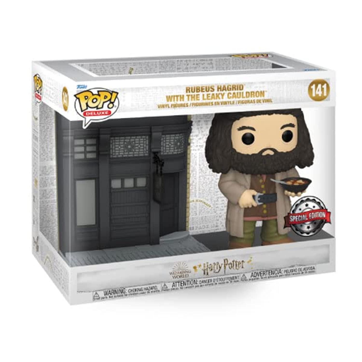 Rubeus Hagrid with The Leaky Cauldron