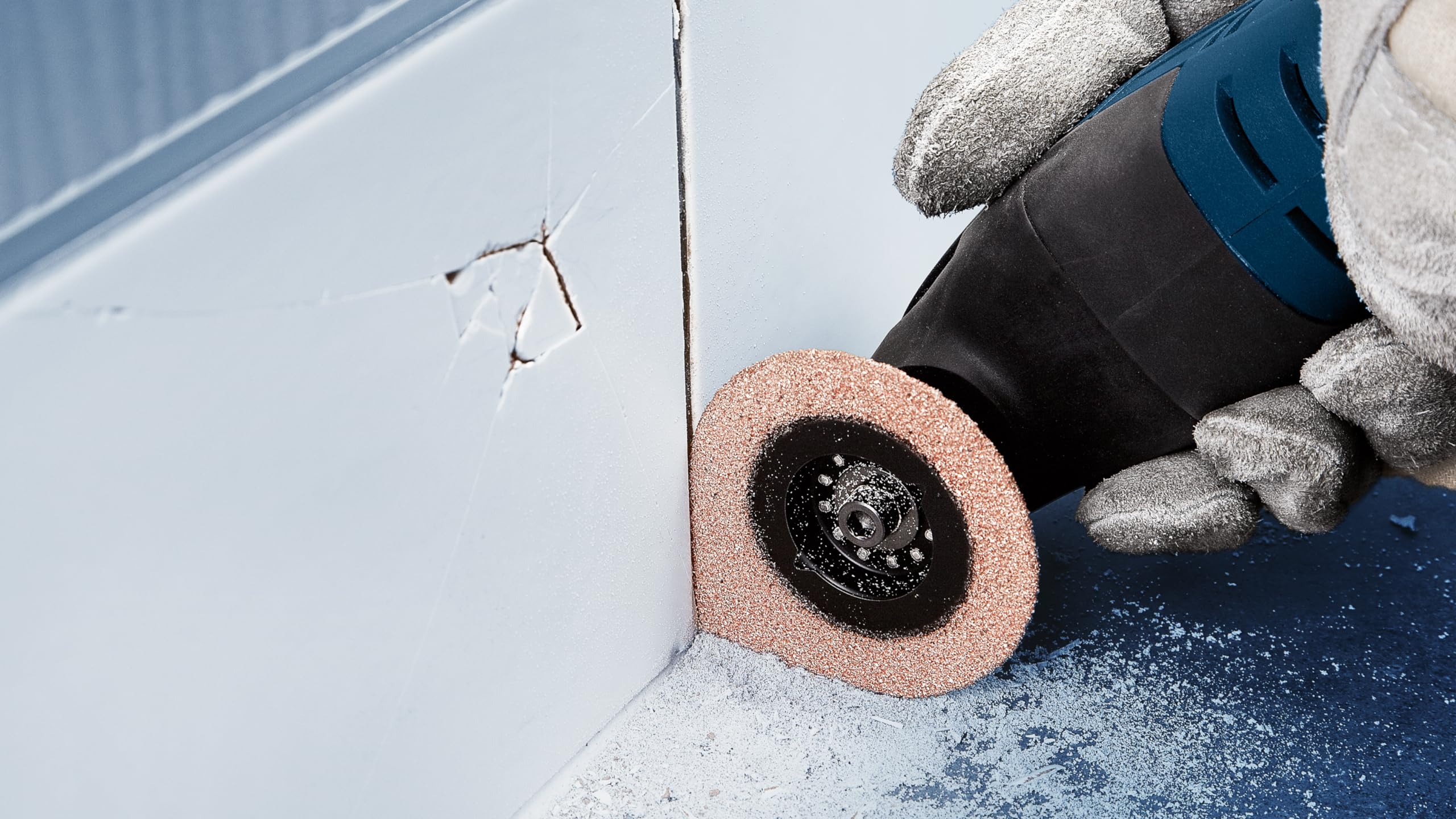 Bosch Professional 1x Expert 3 max AVZ 70 RT4 Multitool Grouting Plates (for Mortar, Ø 70 mm, Accessory Multitool)