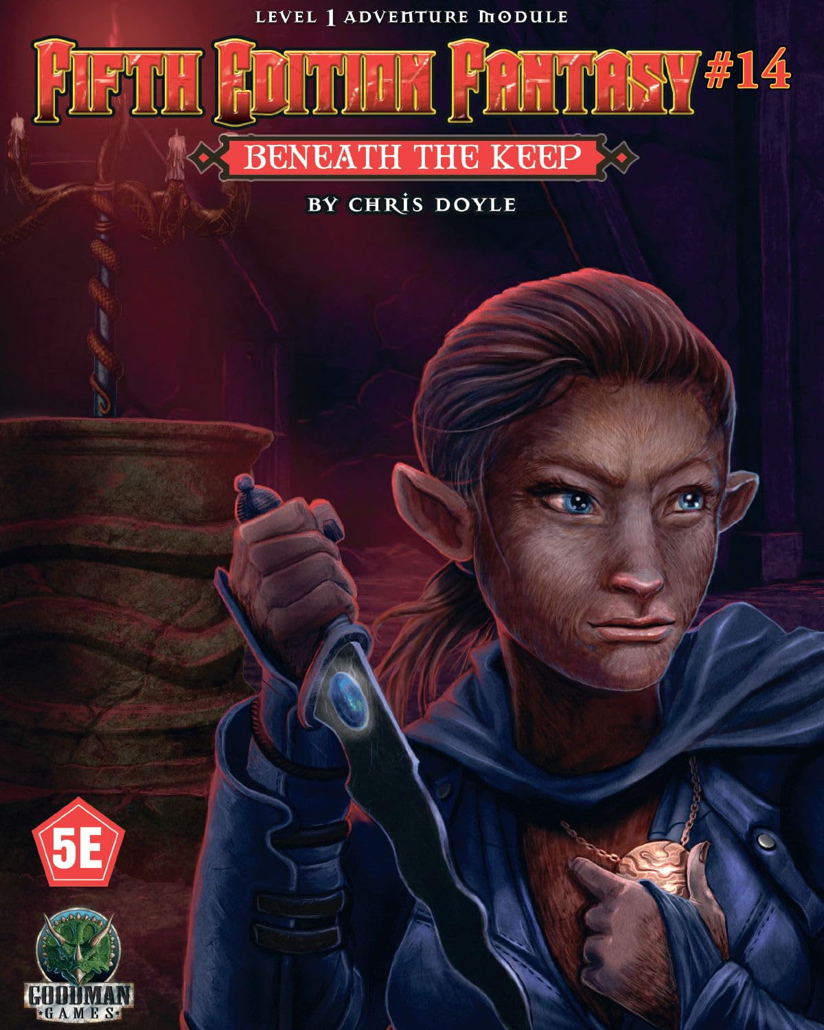 Goodman Games, Inc. Fifth Edition Fantasy #14: Beneath The Keep (5th Ed. D&D Adventure), Rpg