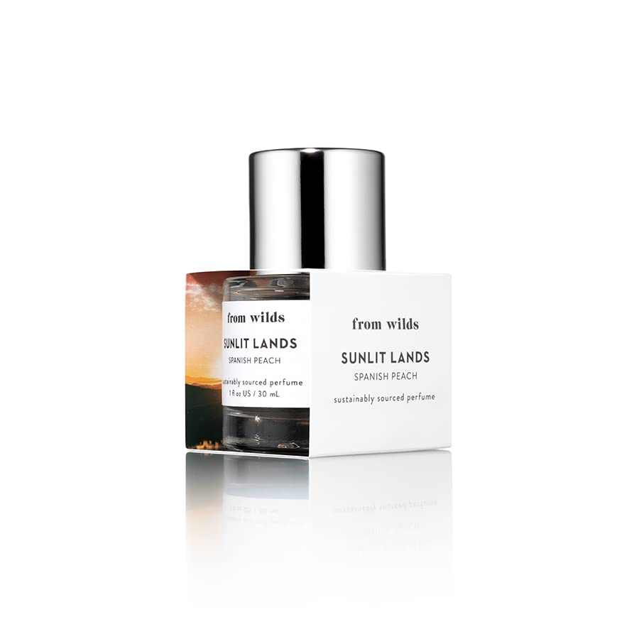 FROM WILDS Sunlit Lands Eau de Parfum Spray - Sustainably Sourced Fragrance From Spain - Clean & Cruelty-Free | 1 fl oz